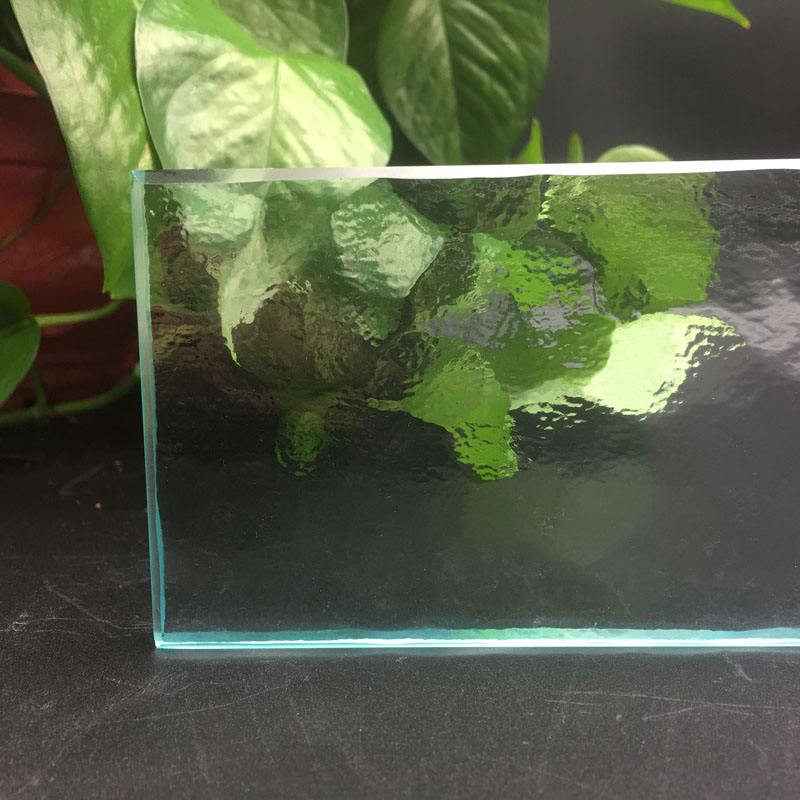 water ripple patterned glass