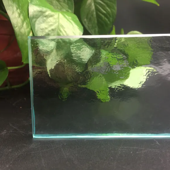 water ripple patterned glass