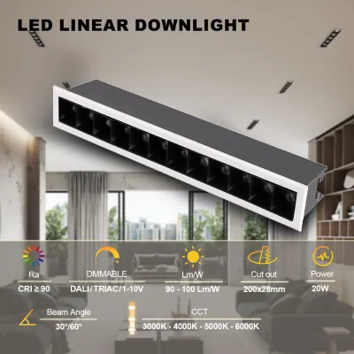 20w linear downlight