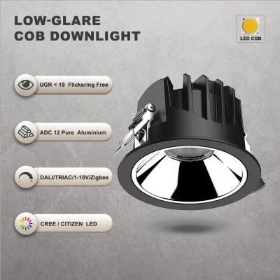 30W Anti-glare COB Downlight