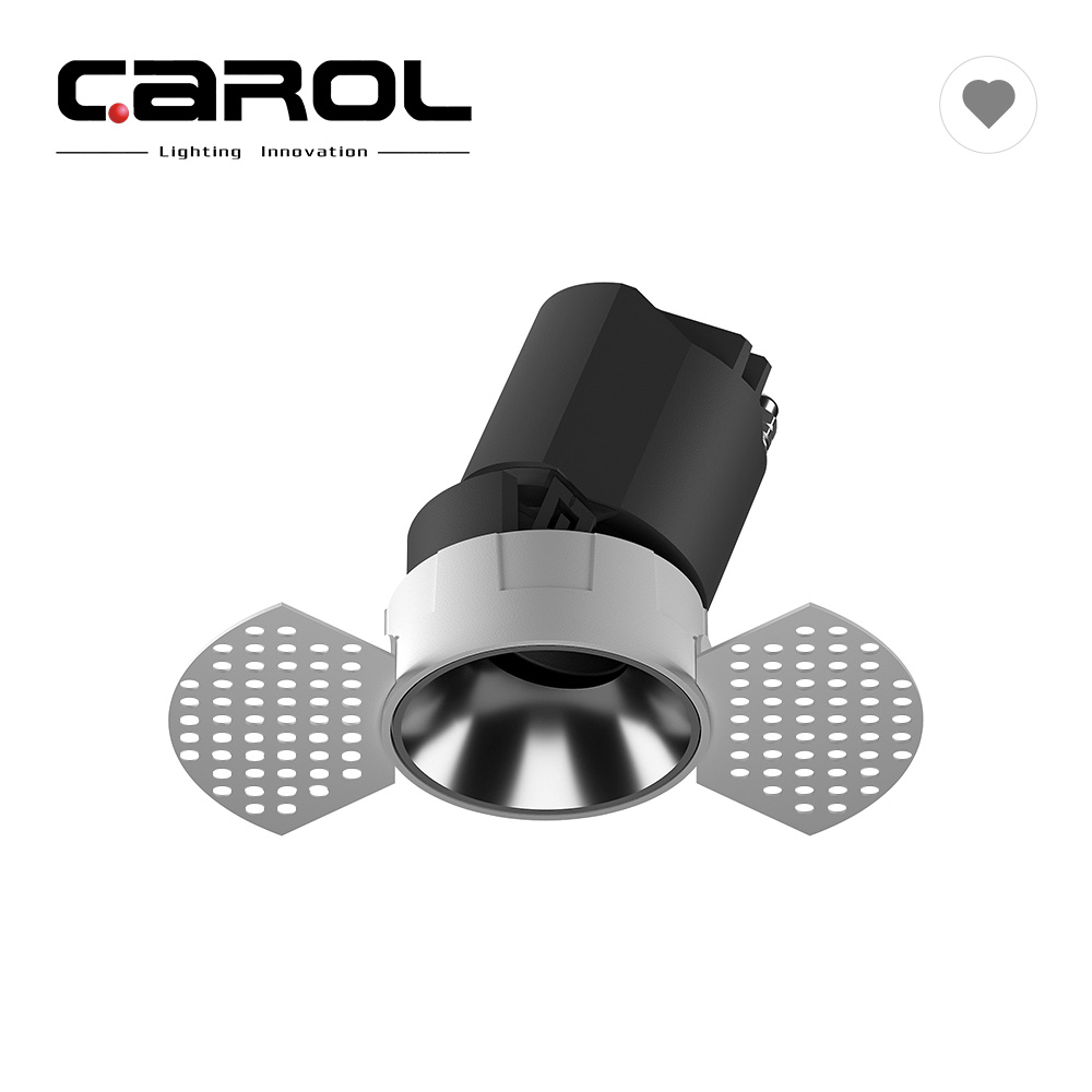 7W Round Trimless Square Spotlight