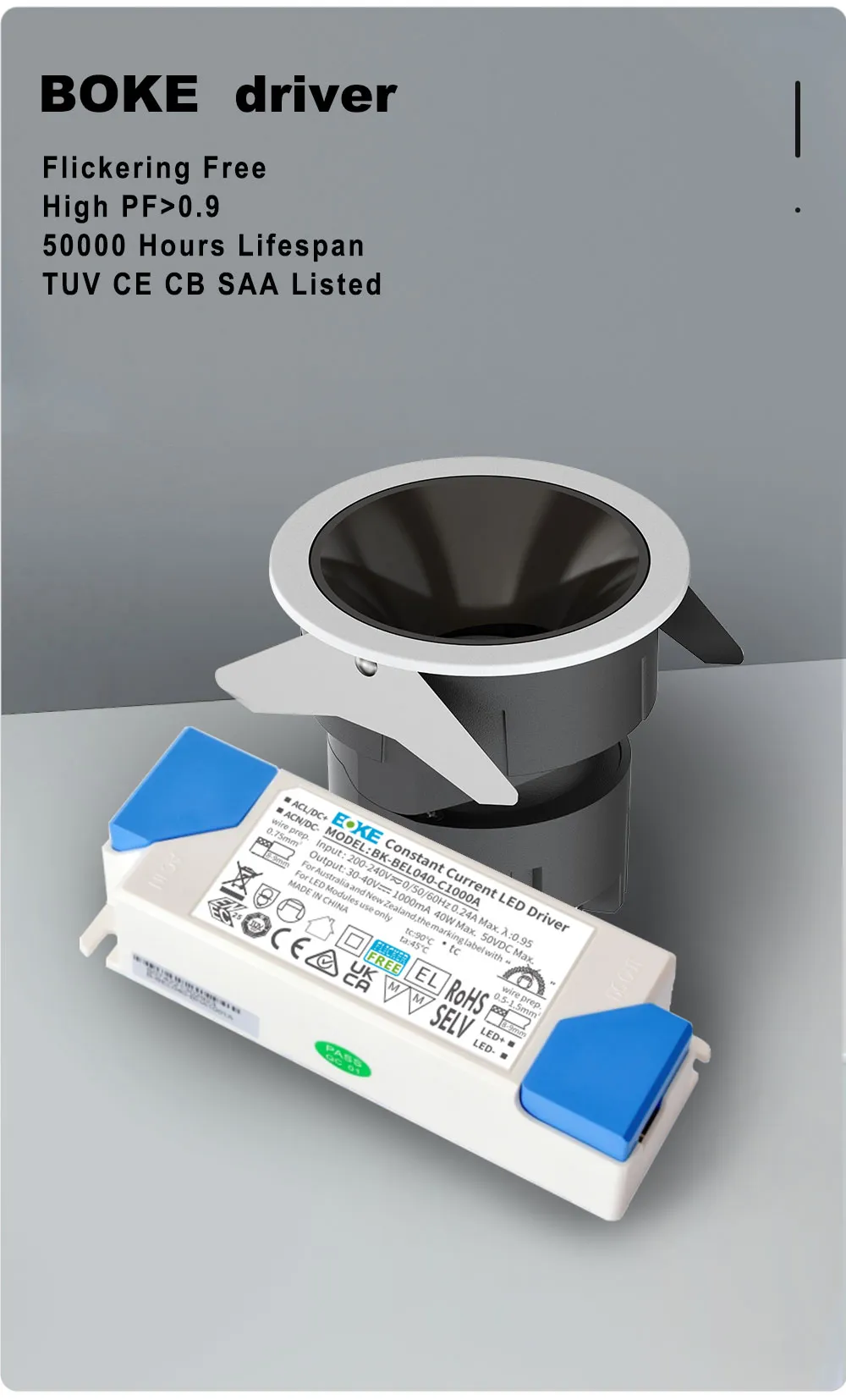 7W led spotlight
