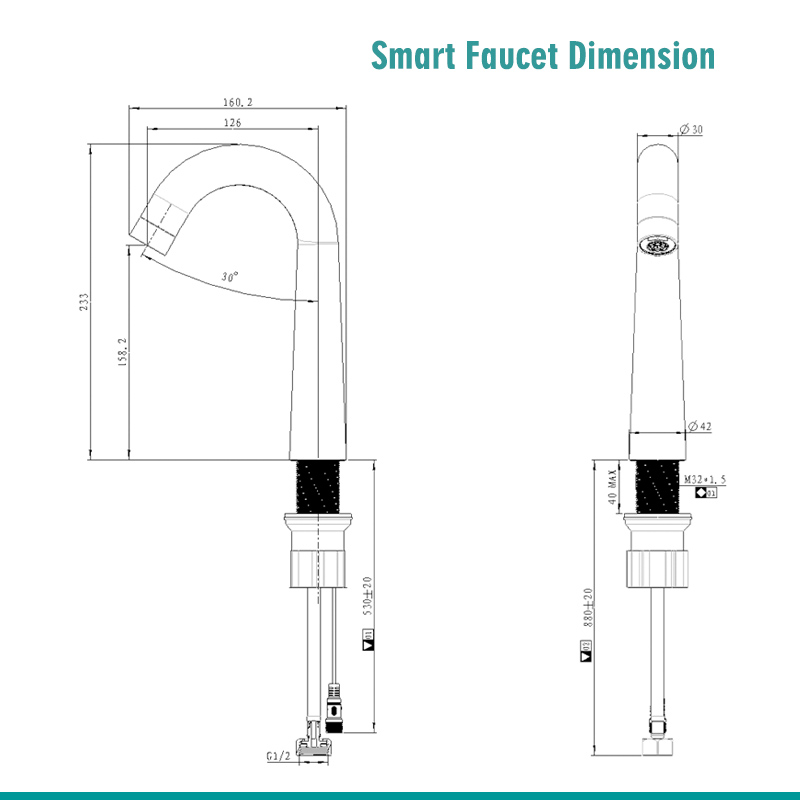 Hospital Sink Faucet, Medical Tap, Medical Faucet