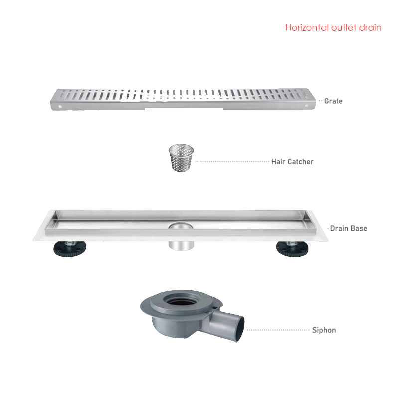 adjustable linear shower drain is popular in most developed country
