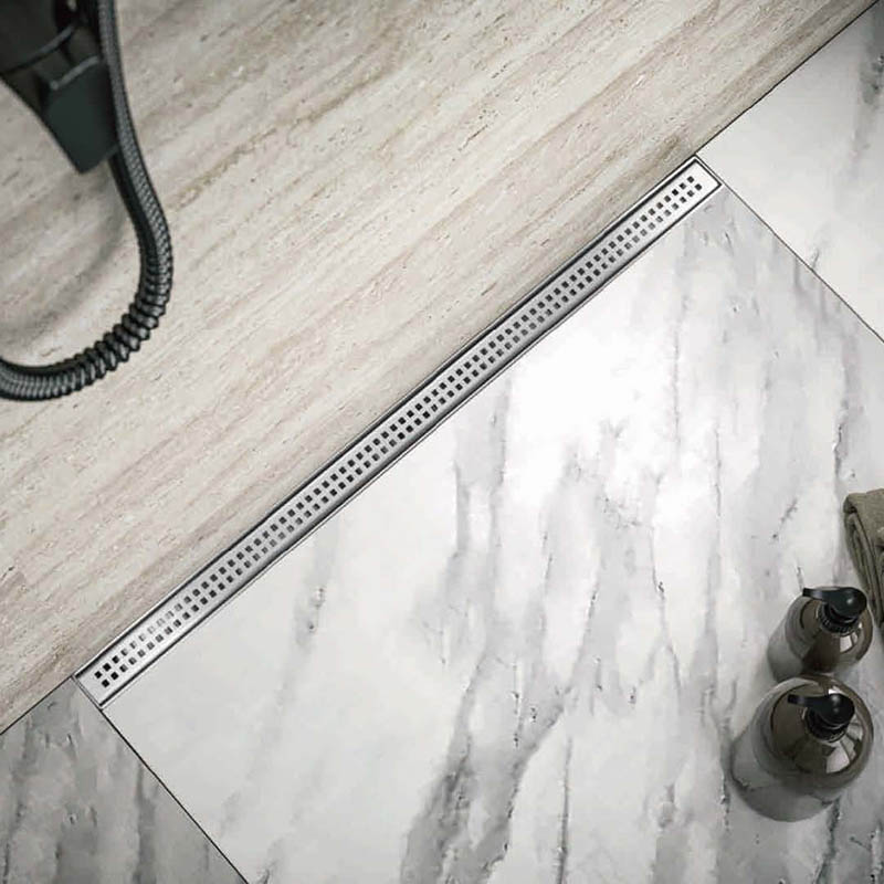 adjustable linear shower drain is popular in most developed country