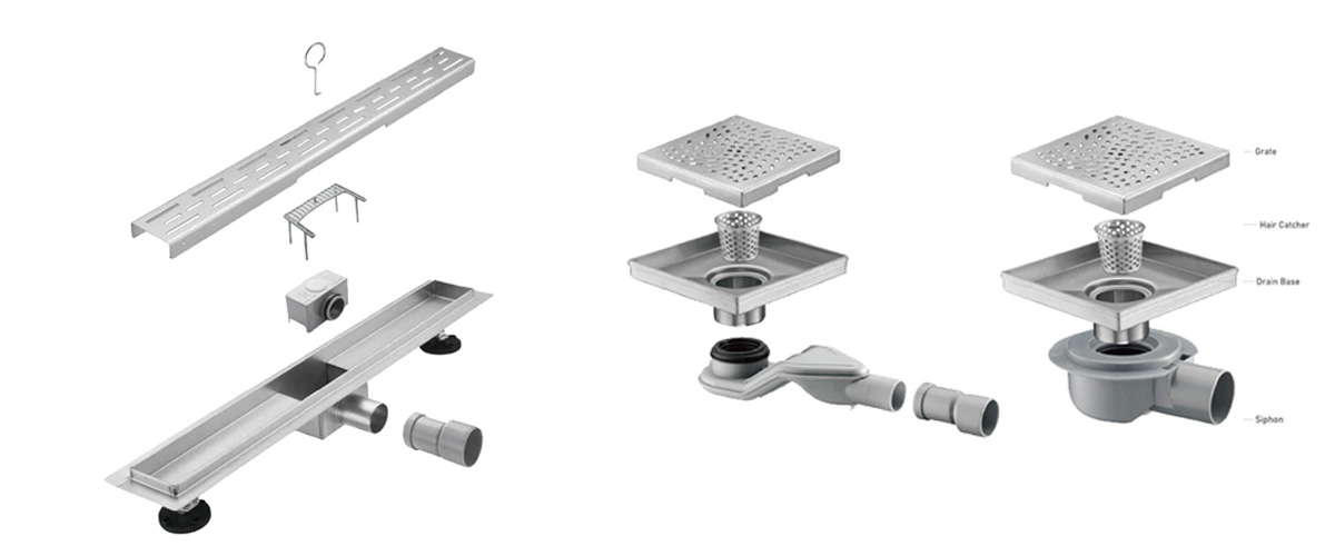 adjustable linear shower drain is popular in most developed country