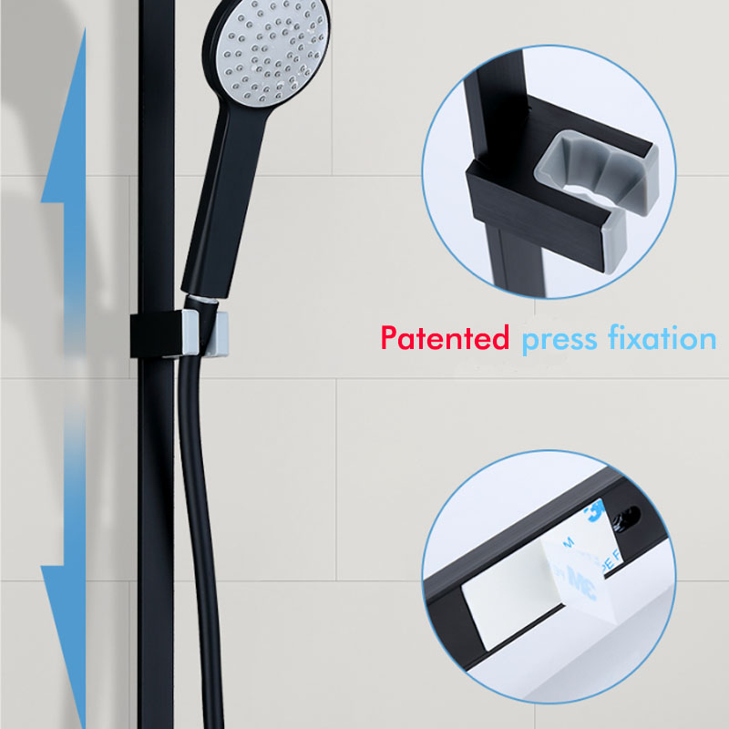 Patented shower sliding bar