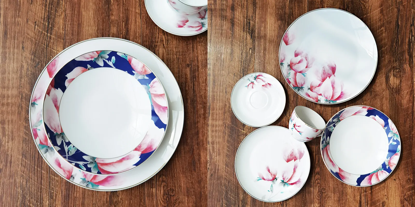 Ceramic bone china tableware