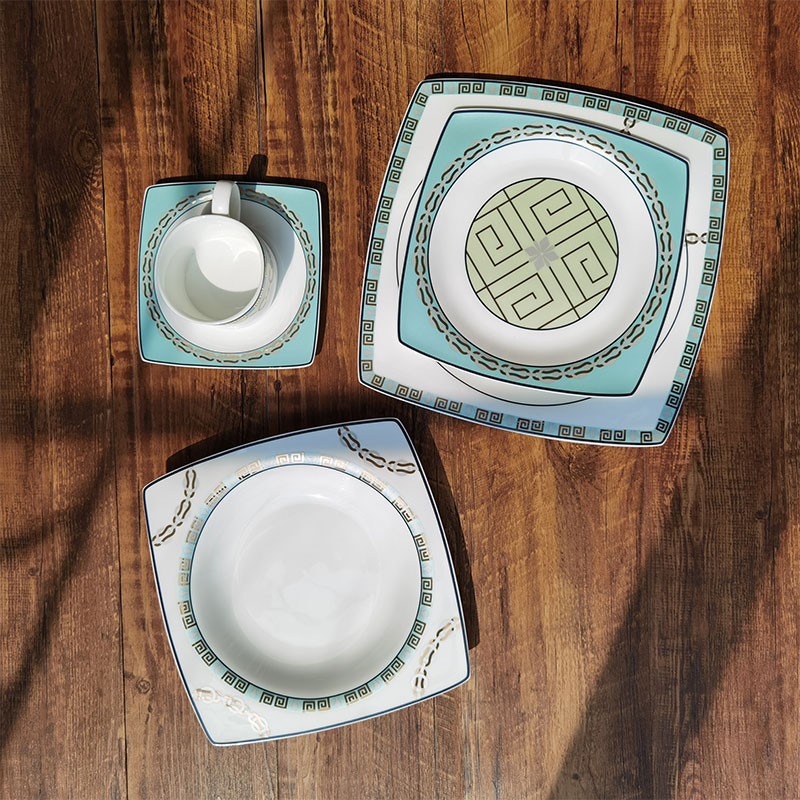 Ceramic tableware bone china tableware bowl and plate