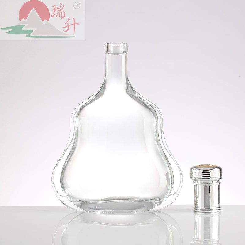 Unique Empty Tequila XO Glass Bottle