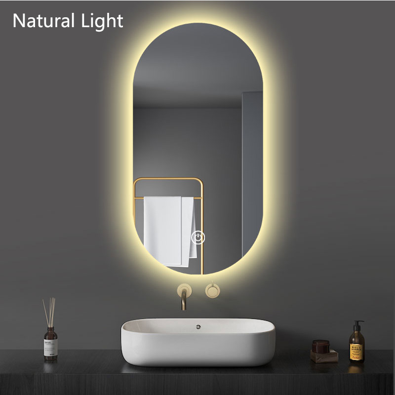 New Art Design Bathroom Cabinet LED Mirror