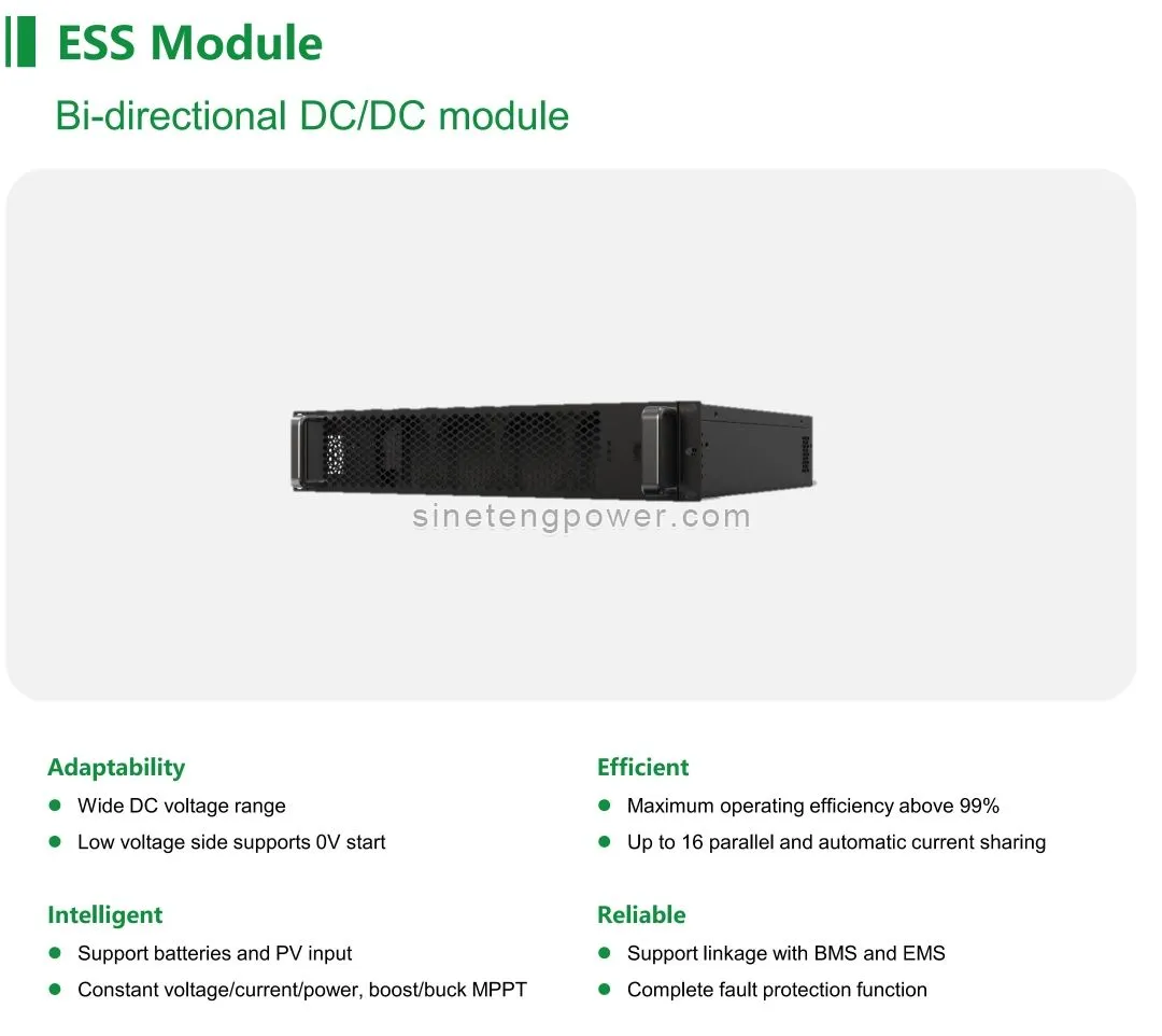 ESS Module Bi-Directional DC/DC module