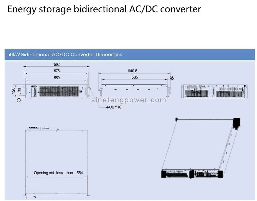 Power Conversion System, Bidirectional AC/DC Module Manufactuer