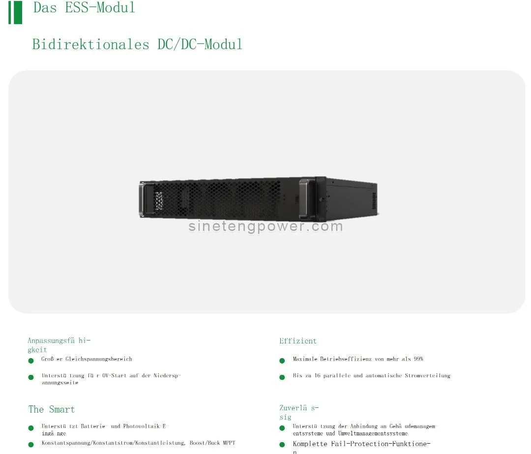 Module ESS Module DC/DC directionnel BI