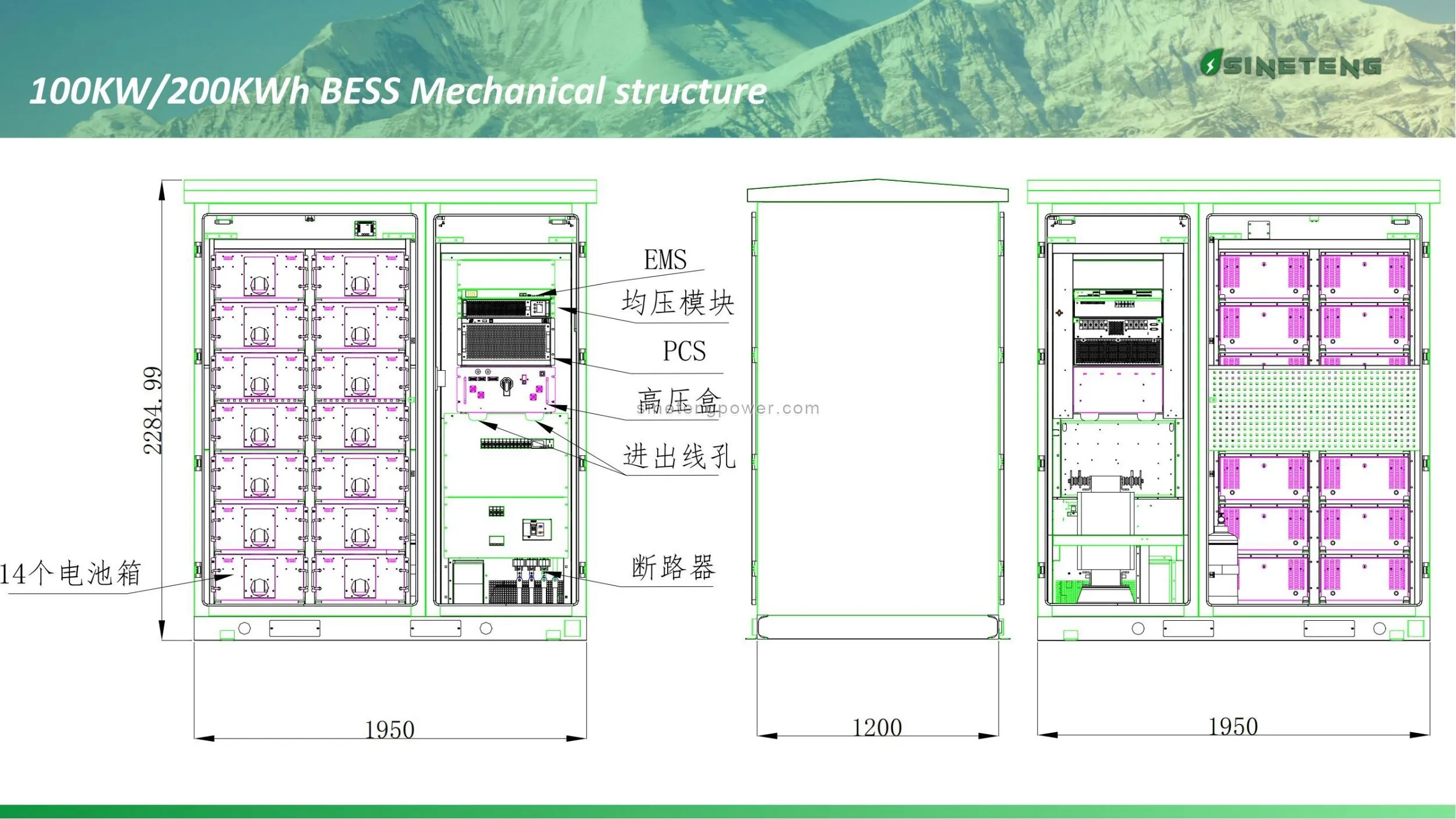200KWH, Battery Energy Storage System