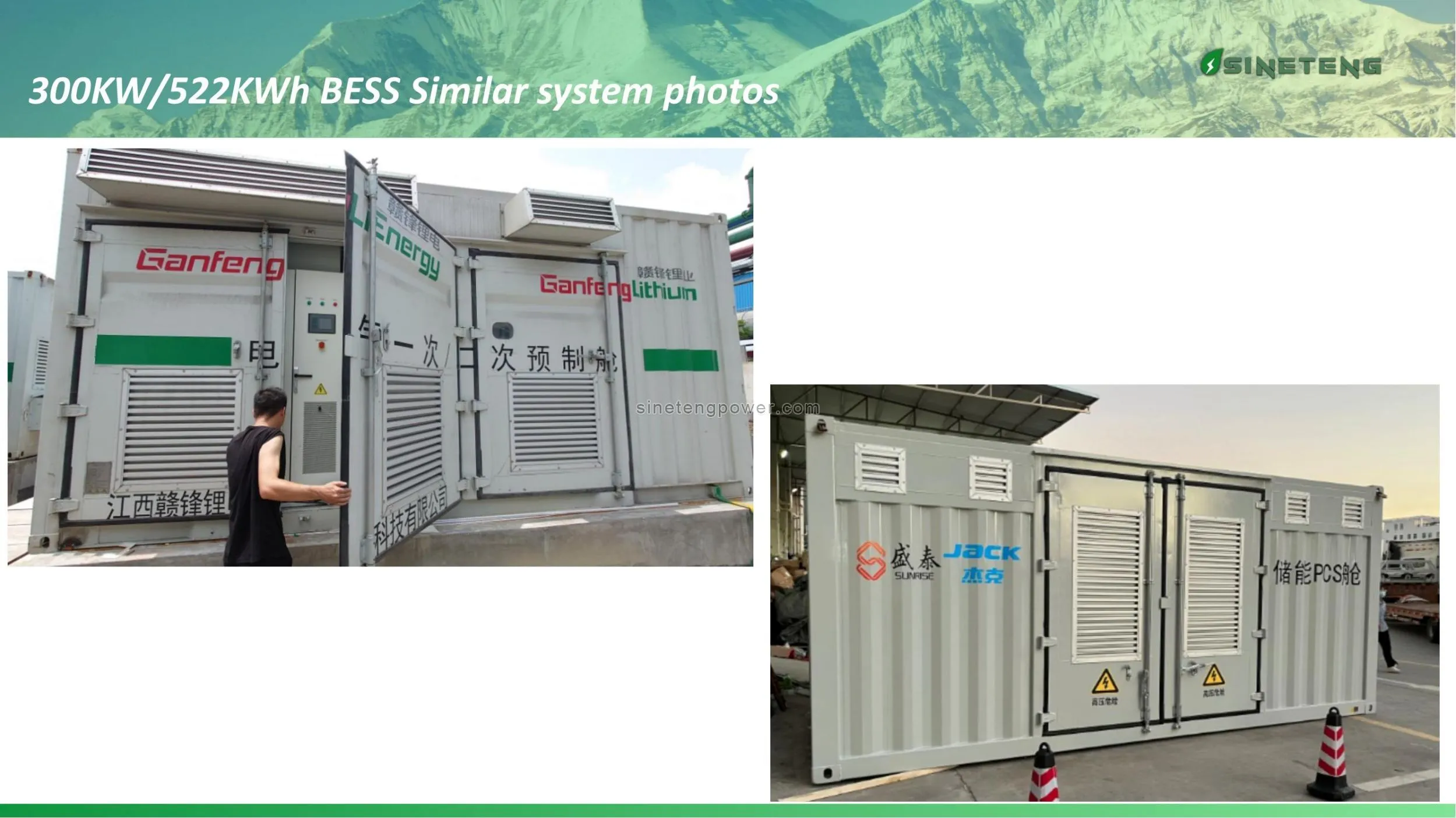 522KWH, Battery Energy Storage Container, 10ft