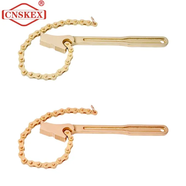 Non-Sparking Chain Pipe Wrench
