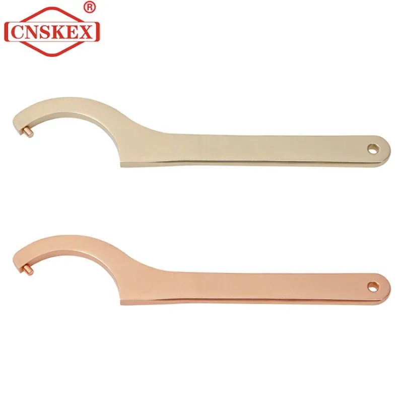 Non-sparking Hook Wrench with Pin