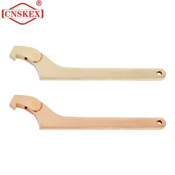 Non-sparking Adjustable Hook Wrench