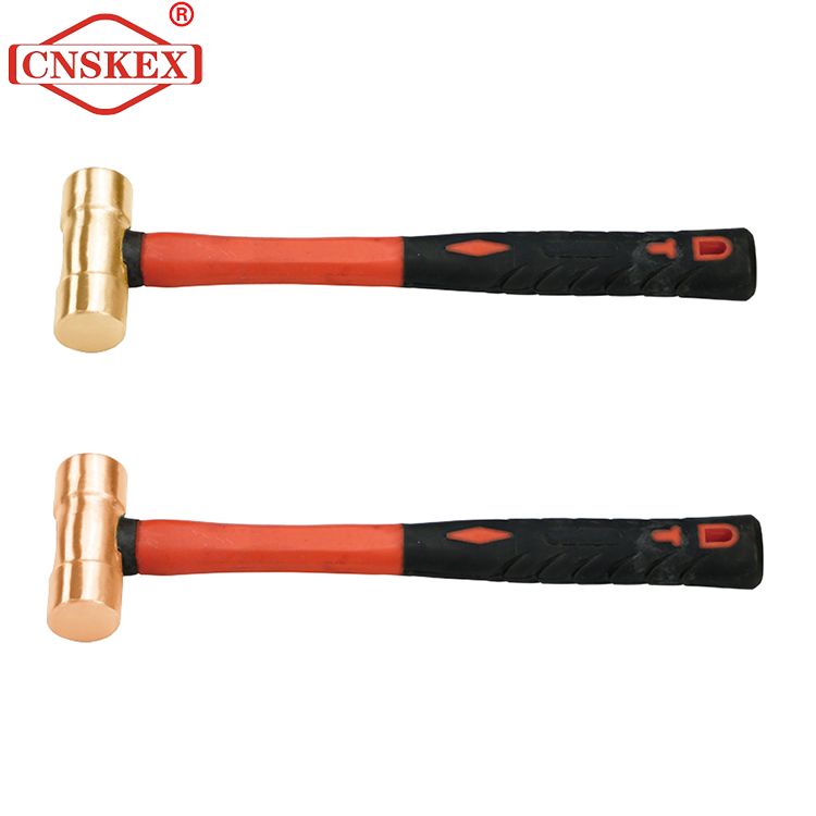 Non-Sparking Double Face Hammer(Fiberglass Handle)