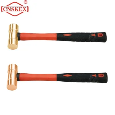 Non-Sparking Double Face Hammer(Fiberglass Handle)