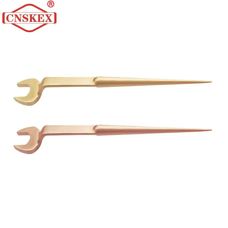 Non-sparking Offset Open End Wrench, construction