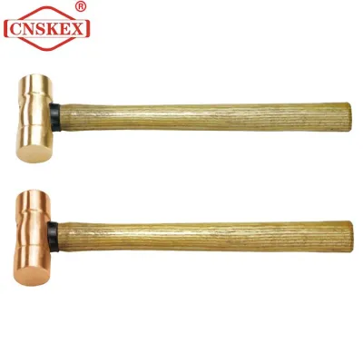 Non-Sparking Double Face Hammer(Wooden Handle)
