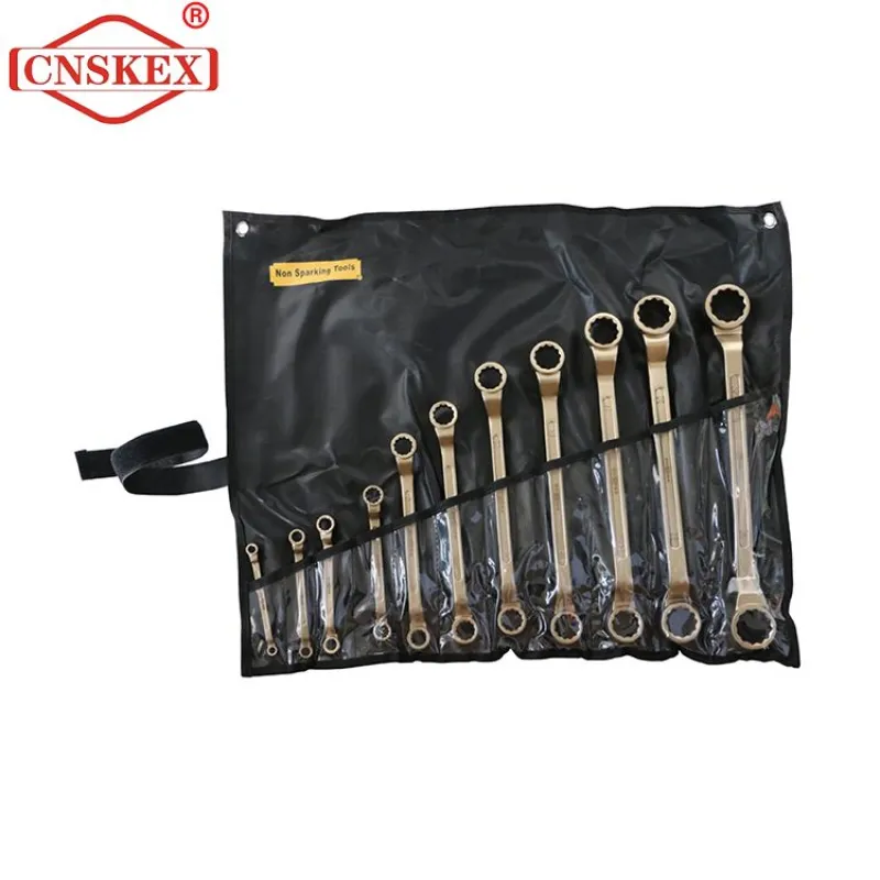 Non-sparking Offset Double Ring End Wrench