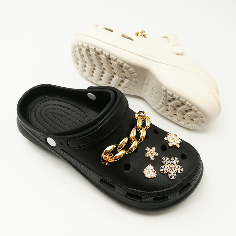 ladies crocs shoes， ladies clog shoes，chain uppers,crocs slippers for ...