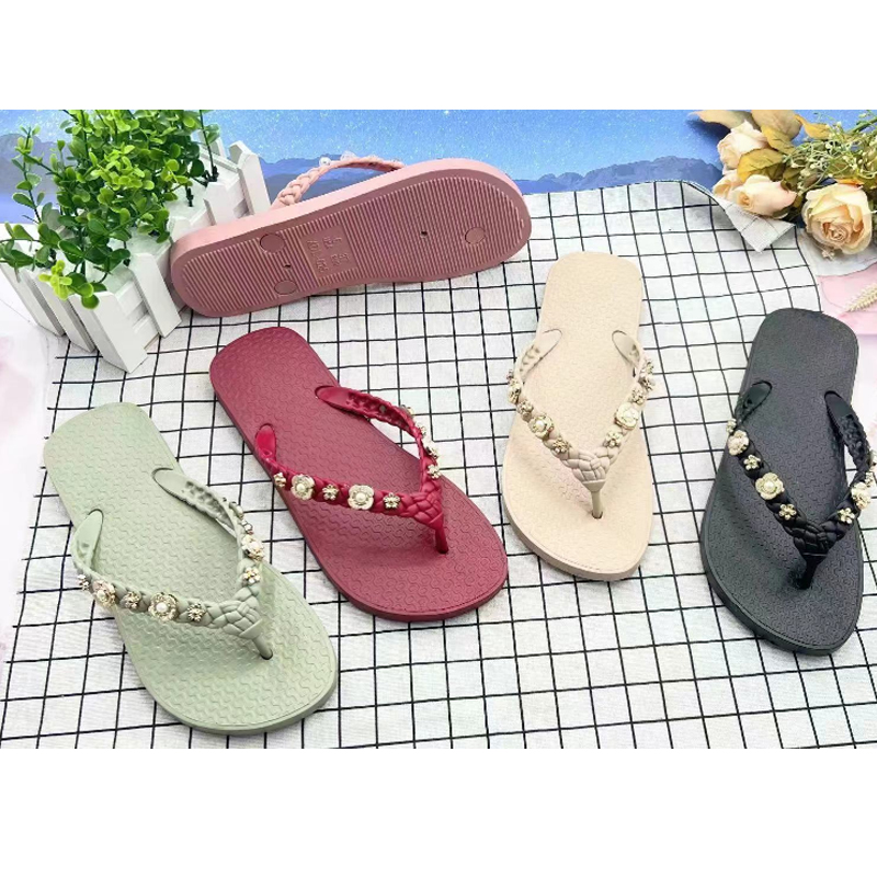 chain latest ladies slippers,slippers for women,soft slippers for women
