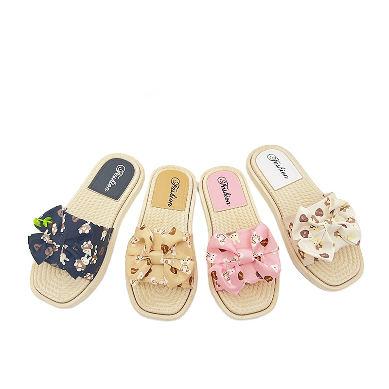 little girl slippers,New style bow girl slipper, outdoor slippers