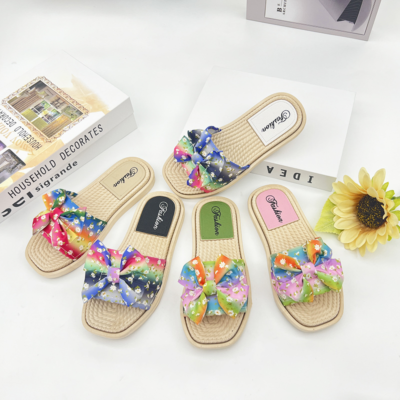 little girl slippers,New style bow girl slipper, outdoor slippers
