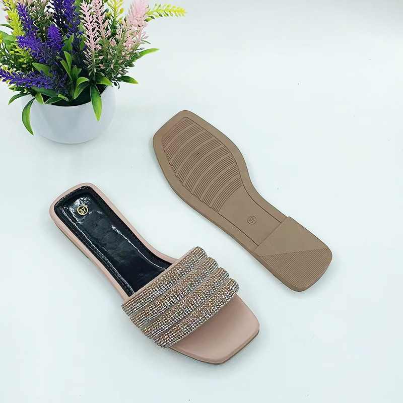 pvc diamond Slippers,Glam leather slippers ,new arrivals slippers