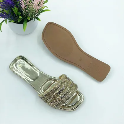 pvc diamond Slippers,Glam leather slippers ,new arrivals slippers