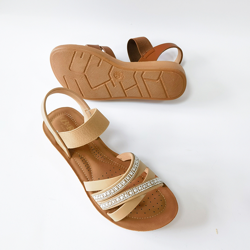 new style sandals,pu leather buckle double shoes,ladies sandals