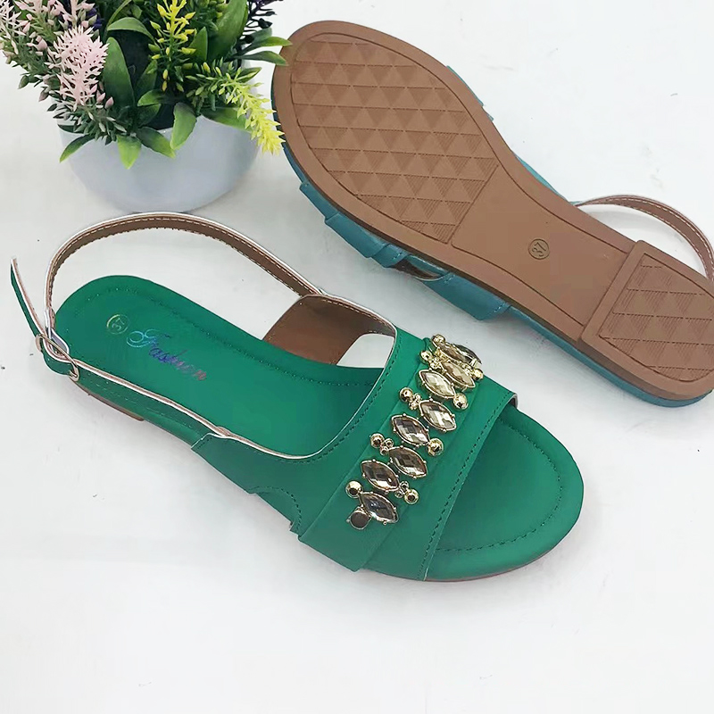 women flat slippers,sandals for women,trend leather flat sandals