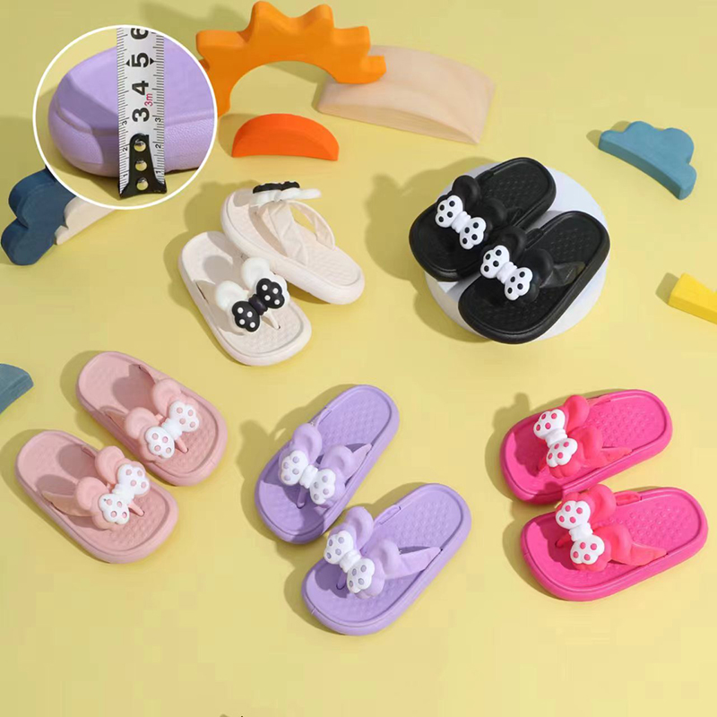 kids flip flops,baby shoes,bow children shoes