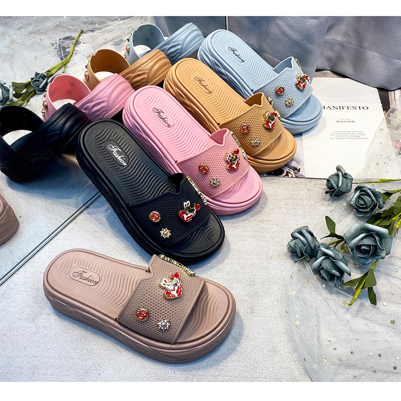 new styles slippers,summer color shoes,thick sole slippers