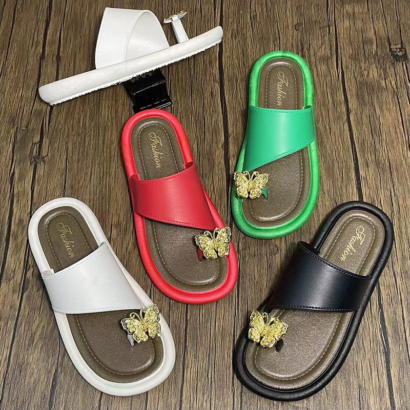 temperament beach slippers,colorful accessories shoes,fashion slippers