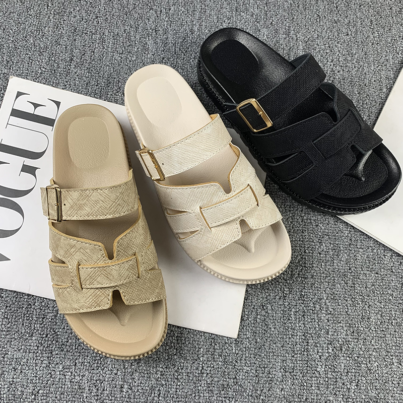 Fashionable Height Increase Slide Slippers