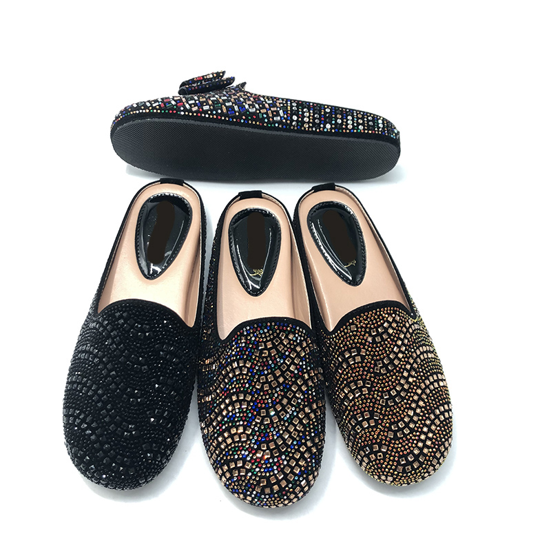 Luxury crystal rhinestone women slippers