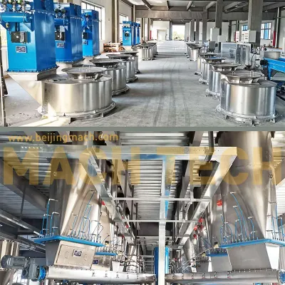 Mixer Upstream batching System for 3-4 story-building