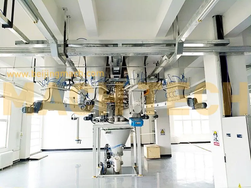 Automatic production line for friction materials