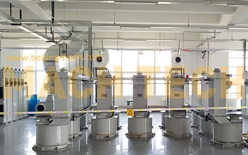 Automatic production line for friction materials
