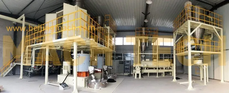Cable polymer material/PVC automatic batching system