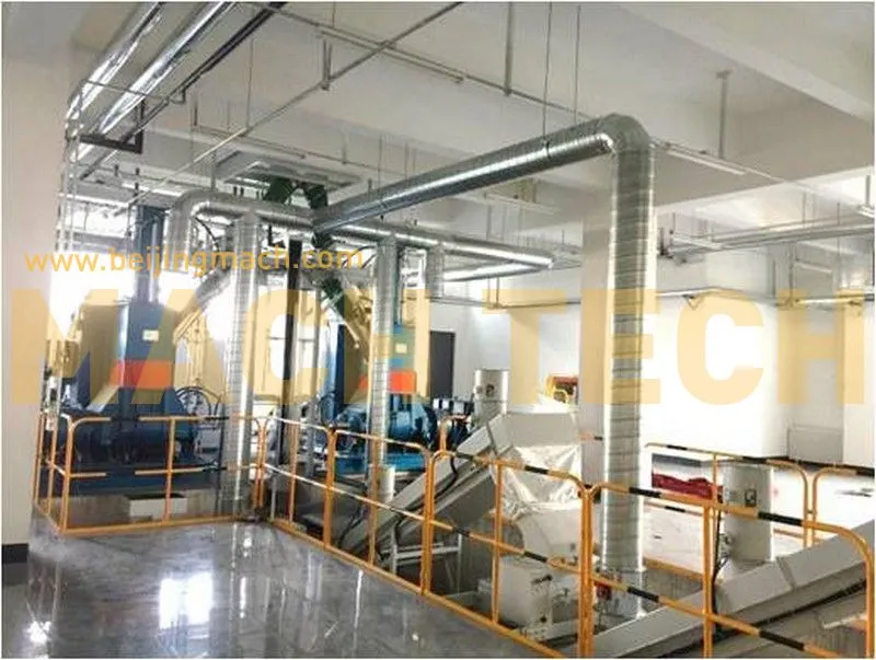 Automatic production line for friction materials