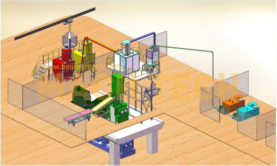Vacuum pneumatic conveying batching system