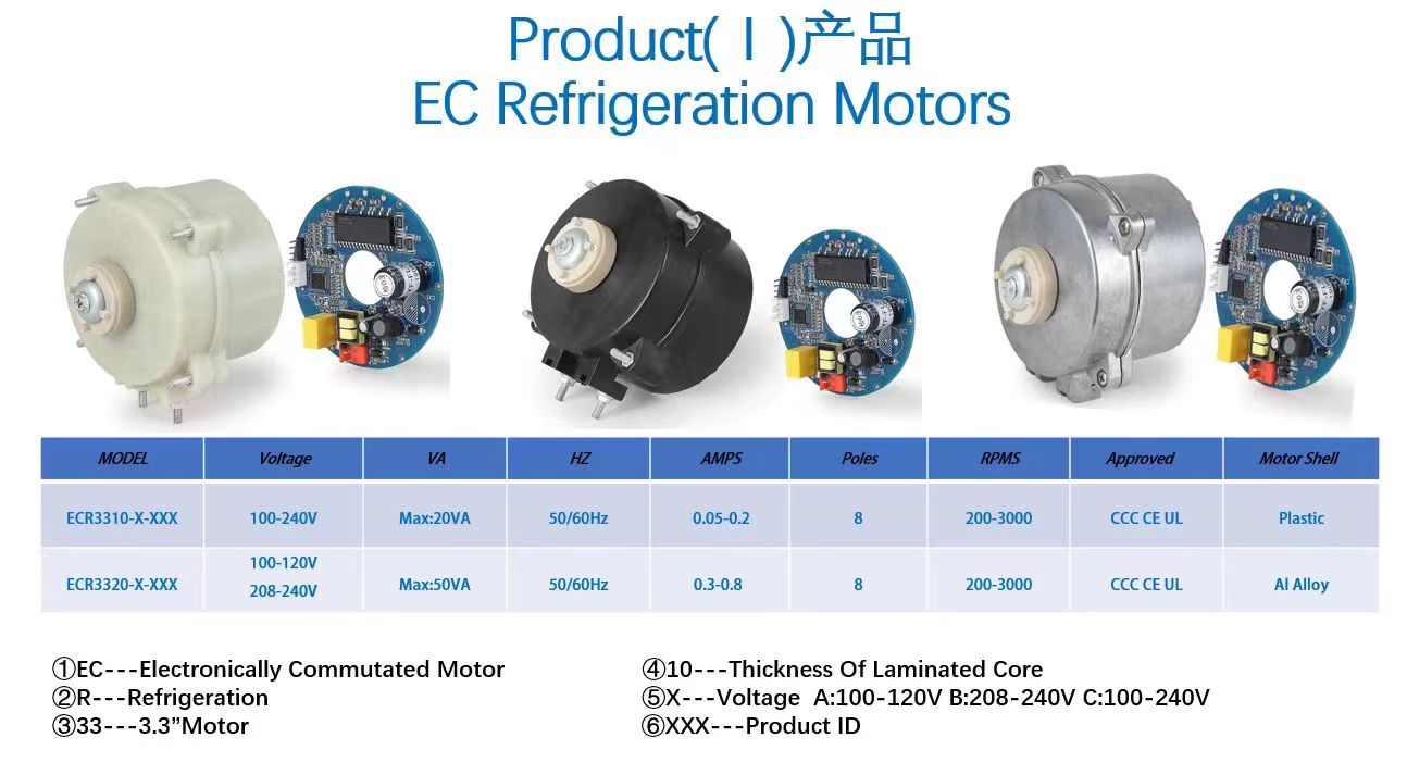 EC Refrigeration Motor
