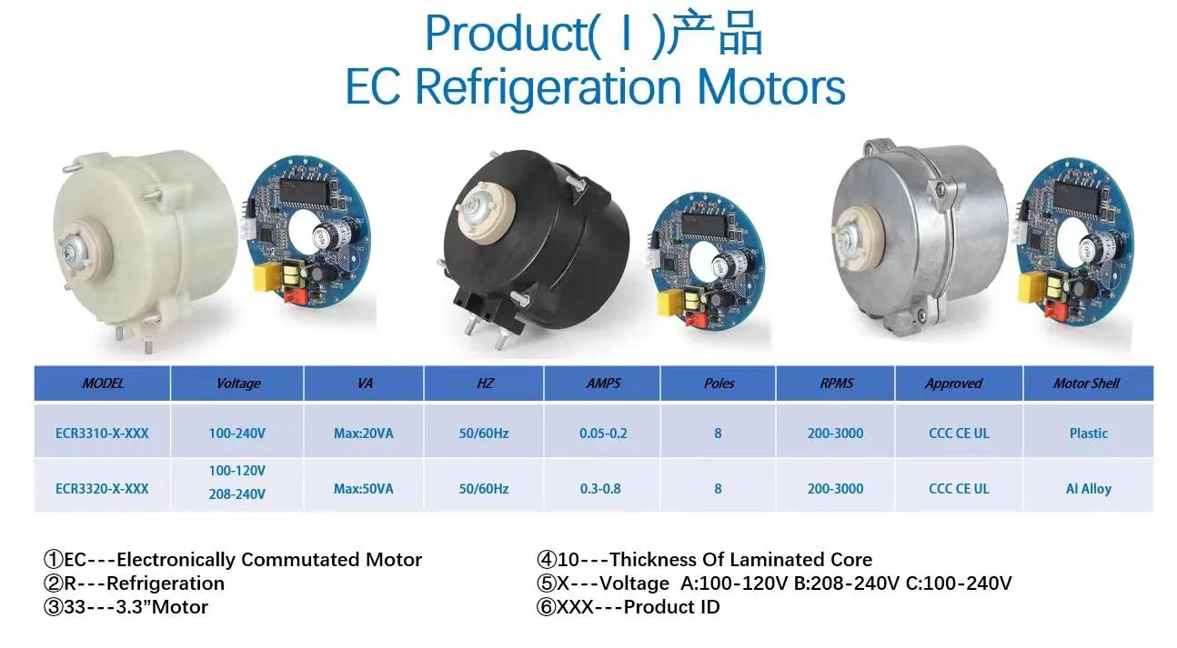EC Refrigeration Motor