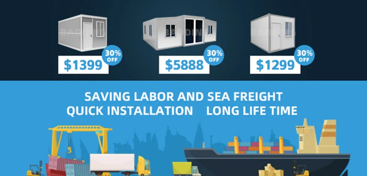 house made container portable office container folding container house